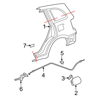 2004 Toyota RAV4 OEM Quarter Panels & Parts | CARiD