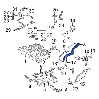 Toyota RAV4 OEM Fuel System Parts - Pumps, Lines | CARiD
