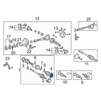 Toyota RAV4 CV Joints, Boots & Components – CARiD.com
