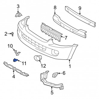 Toyota Sequoia OEM Bumpers | Genuine Front & Rear Bumpers — CARiD.com