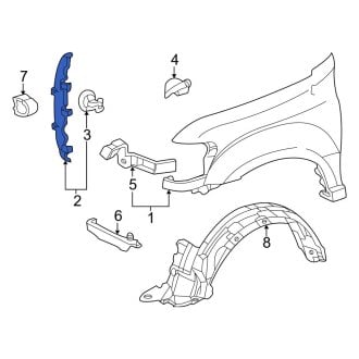 Toyota Tundra Replacement Fender Seals - Front & Rear | CARiD