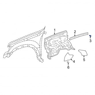 Toyota 4Runner OEM Fenders | Factory Front & Rear Fenders — CARiD.com