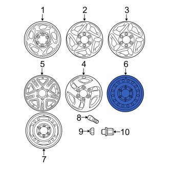 Toyota Tundra OEM Wheels | Original Steel & Alloy Wheels — CARiD.com