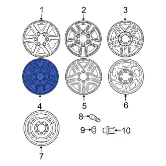 Toyota Tundra OEM Wheels | Original Steel & Alloy Wheels — CARiD.com