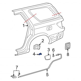 Toyota Sequoia OEM Quarter Panels & Parts | Rear & Front — CARiD.com