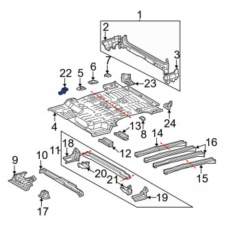 Toyota Tundra OEM Rocker Panels & Floors | Side Skirts, Pans — CARiD.com