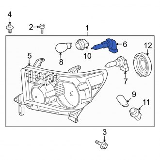 Toyota OEM Headlights | Projector, LED, HID, Halo — CARiD.com