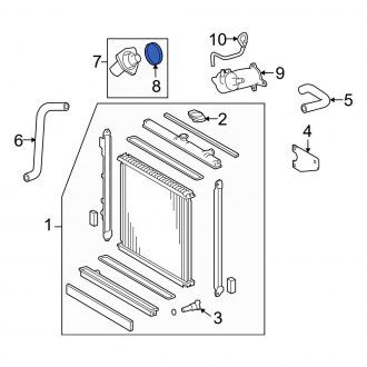 Toyota Land Cruiser OEM Engine & Components | Air Intake Parts — CARiD.com