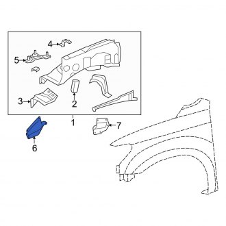 Toyota Tundra Replacement Fender Seals | Front & Rear — CARiD.com