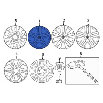 Toyota Sequoia OEM Wheels | Original Steel & Alloy Wheels — CARiD.com