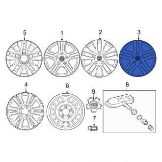 Toyota Tundra OEM Wheels | Original Steel & Alloy Wheels — CARiD.com