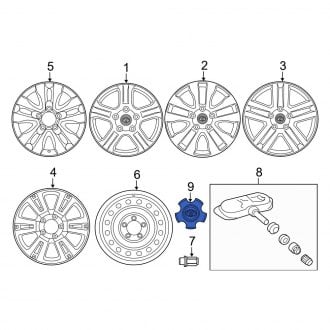 Toyota OEM Wheel Center Caps | Emblems, Logos, Trim Rings — CARiD.com