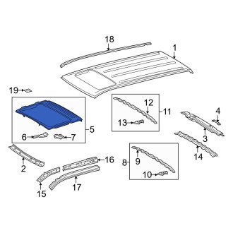 Toyota Sequoia OEM Roofs & Parts | Panels, Drip Rails — CARiD.com