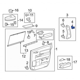 Toyota Tacoma OEM Doors & Parts | Shells, Panels, Armrests — CARiD.com
