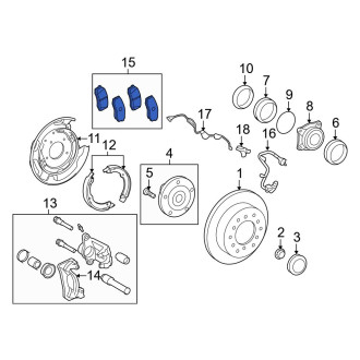 Toyota Tundra OEM Brake Parts | Pads, Bleeders, Rotors — CARiD.com