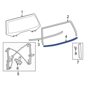 Toyota Sequoia Replacement Window Seals | CARiD