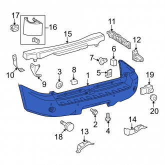 Toyota Sequoia Replacement Front Bumpers & Components | CARiD