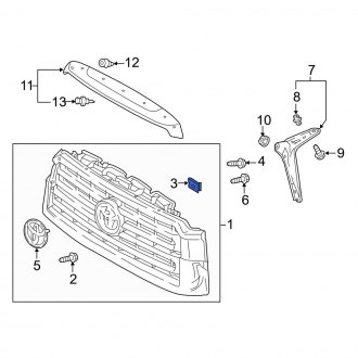 Toyota Tundra Grille Brackets & Hardware — CARiD.com