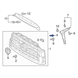 Toyota Corolla Cross Headlight Components | Brackets, Adapters — CARiD.com