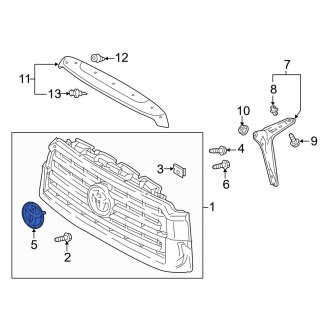 Toyota Tundra OEM Grilles | Factory Billet & Mesh Grilles — CARiD.com