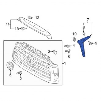 Toyota Tundra OEM Grilles | Factory Billet & Mesh Grilles — CARiD.com