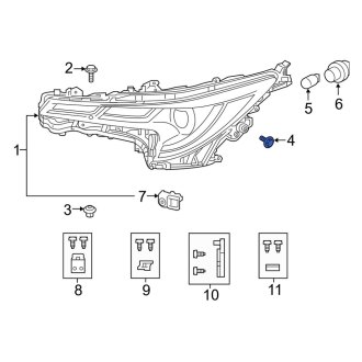 Toyota C-HR OEM Grilles | Factory Billet & Mesh Grilles — CARiD.com