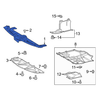 Toyota Corolla Radiator Support Covers | CARiD