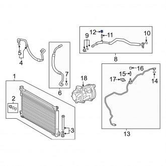 Toyota Corolla OEM A/C & Heating Parts | Systems, Compressors — CARiD.com