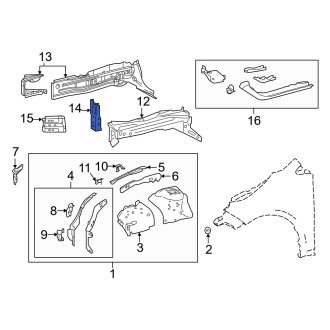Toyota Corolla Chassis Frames & Body Parts | CARiD
