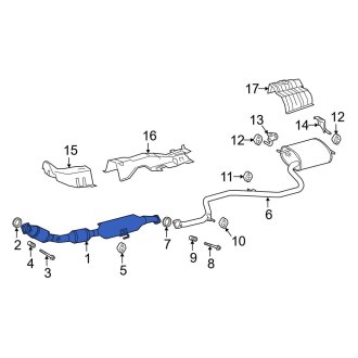 Toyota OEM Exhaust Parts | Systems, Tips, Pipes, Manifolds — CARiD.com