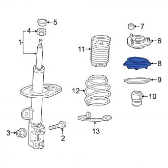 Toyota Corolla Cross OEM Suspension Parts | Shocks, Struts — CARiD.com