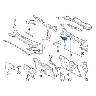 Toyota Corolla Cowl Panels & Parts | Vent Grills — CARiD.com