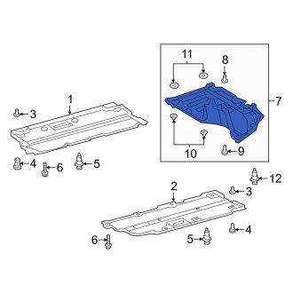 Toyota Corolla Underbody Covers - Splash Shields | CARiD