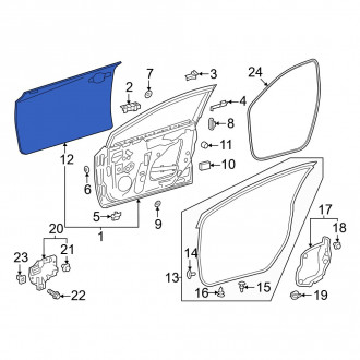 Toyota Corolla Replacement Door Shells & Skins | CARiD