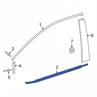 Toyota Corolla Door Moldings - Side, Edge, Belt | CARiD
