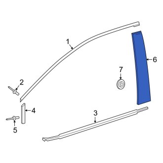 Toyota Corolla Door Moldings - Side, Edge, Belt | CARiD