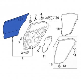 Toyota Corolla Replacement Door Shells & Skins | CARiD