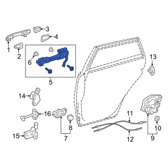 Toyota Corolla Cross Door Handles & Window Crank Handles — CARiD.com