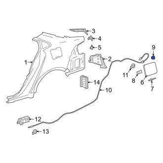 Toyota Corolla Cross OEM Quarter Panels & Parts | Rear & Front — CARiD.com