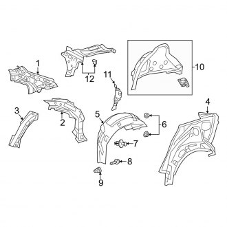 2021 Toyota Corolla Replacement Quarter Panels | CARiD