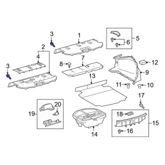 Toyota Highlander Seat Components — CARiD.com