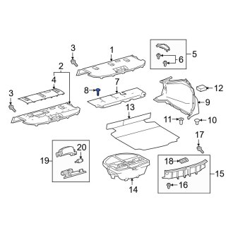 Toyota Corolla OEM Interior Components — CARiD.com