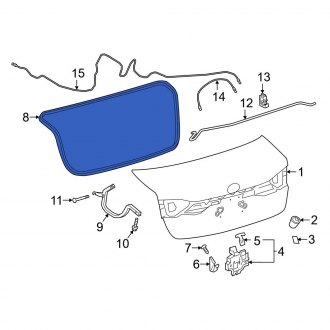 Toyota Corolla Trunk & Tailgate Seals | CARiD