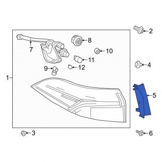 Toyota Corolla OEM Tail Lights | LED, Fiber Optic — CARiD.com