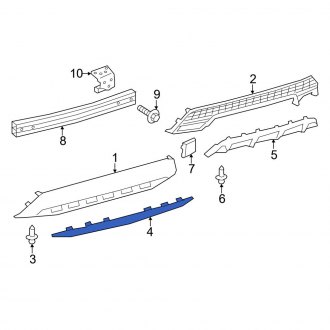 Toyota Corolla Replacement Bumper Moldings & Trim — CARiD.com