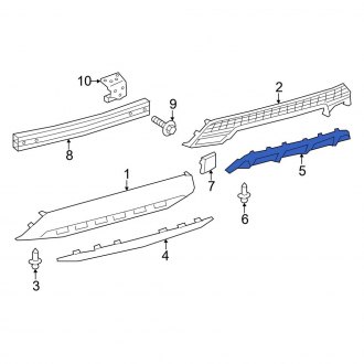Toyota Corolla Replacement Bumper Moldings & Trim — CARiD.com