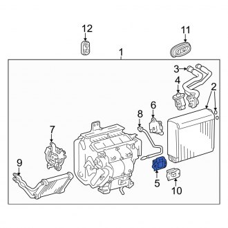 Toyota Highlander A/C Control Units & Components | CARiD