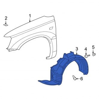 Toyota Highlander Inner Fenders - Wells, Liners, Shields | CARiD