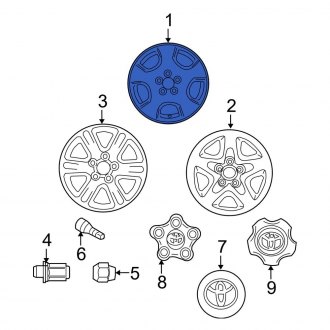 Toyota Highlander Factory Steel Wheels — CARiD.com