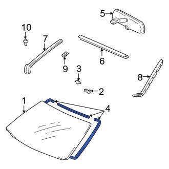 Toyota FJ Cruiser Replacement Window Seals | CARiD
